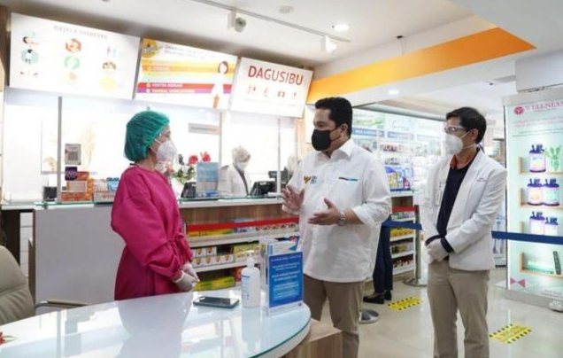 Sikat Rick Cek Ivermectin Di 3 Apotek Kimia Farma Erick Thohir